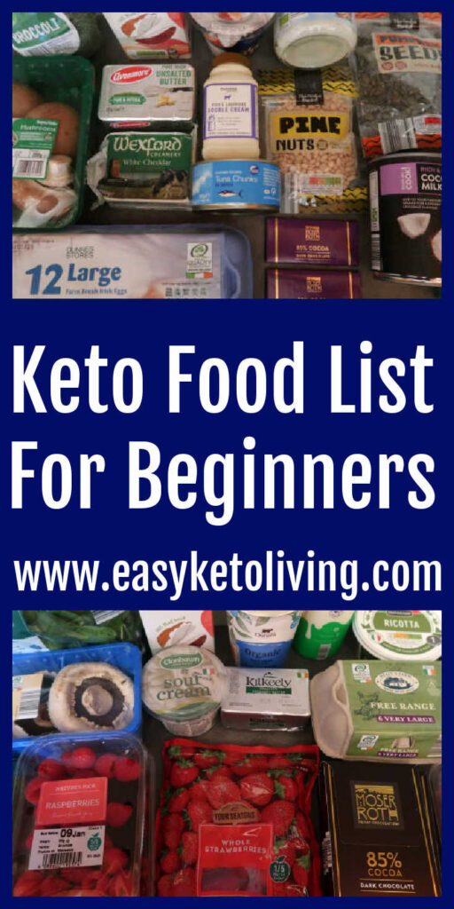 Keto Food List For Beginners - Low Carb Ketogenic Approved Foods